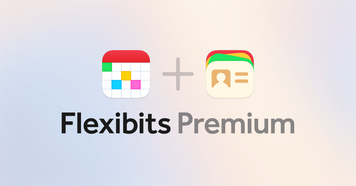 Flexibits | Flexibits Premium for Fantastical, Scheduling, and Cardhop